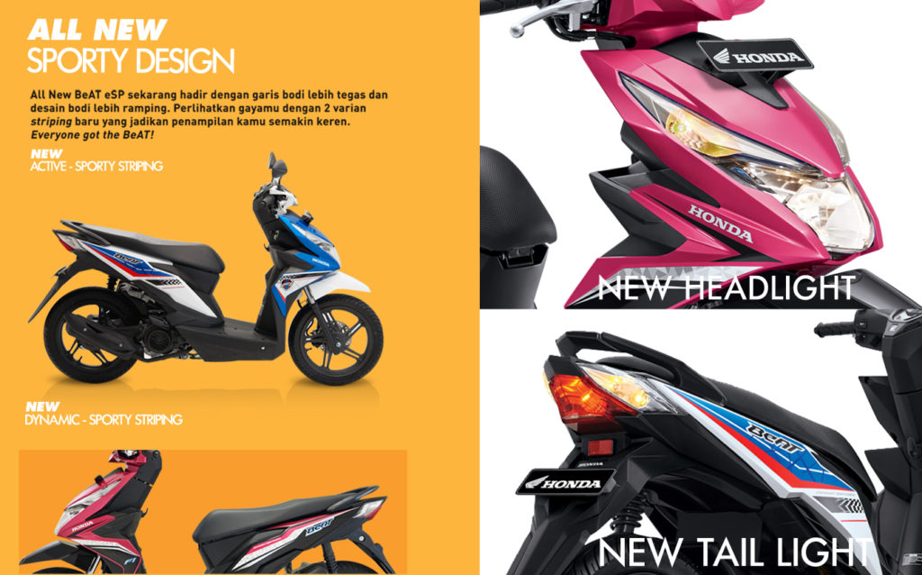 All New Honda BeAT 2017, Spesifikasi, Harga, Dan Pilihan Warnanya ...